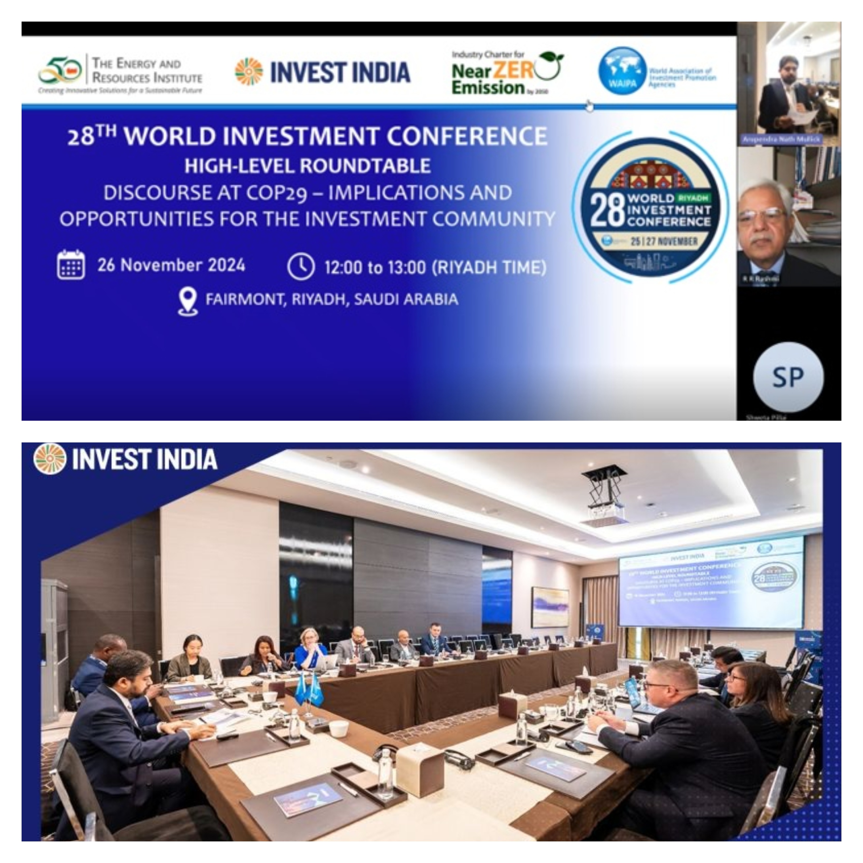 High Level Roundtable at WIC 2024 'Discourse at COP29 – Implications and Opportunities for the ...